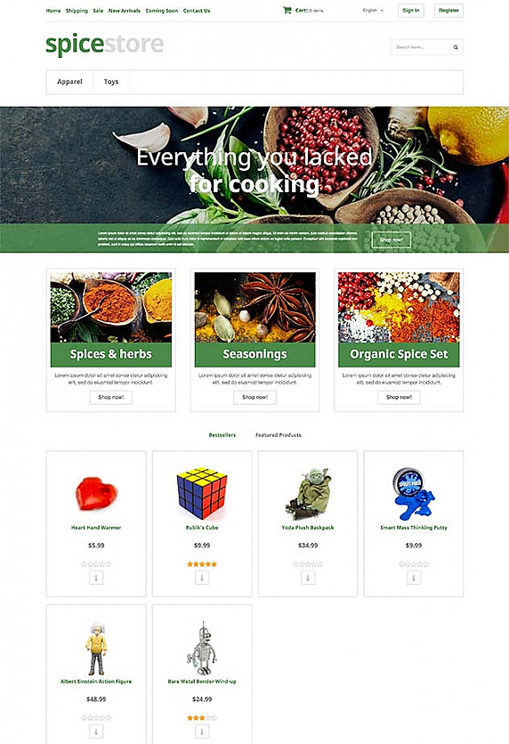 40+ Responsive Ecommerce Website Templates For High Converting Websites