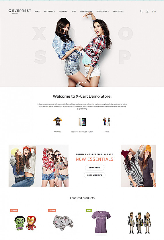 T-Shirt Website Templates For Ecommerce