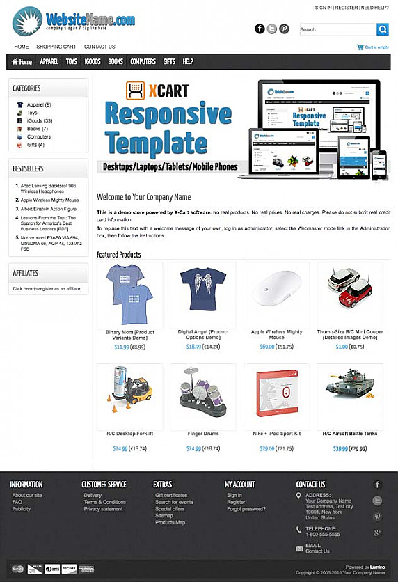 40+ Responsive Ecommerce Website Templates For High Converting Websites